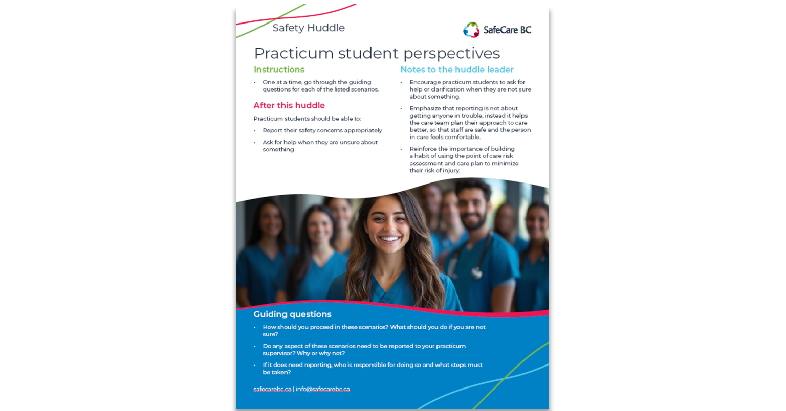 Practicum student perspectives - SafeCare BC