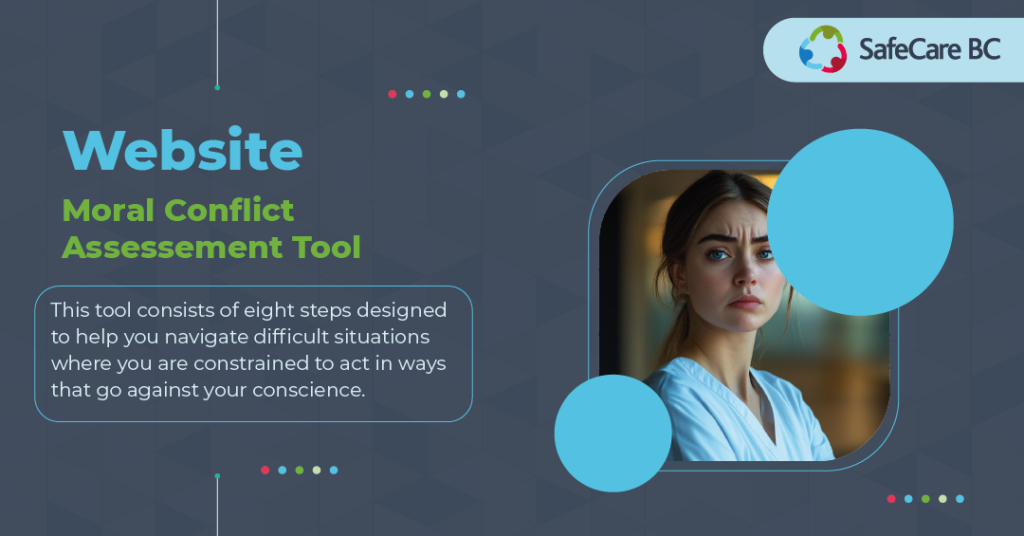 Moral conflict assessment tool - SafeCare BC