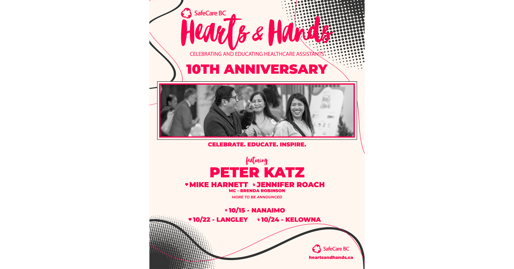 Hearts and Hands 2025 Poster - SafeCare BC