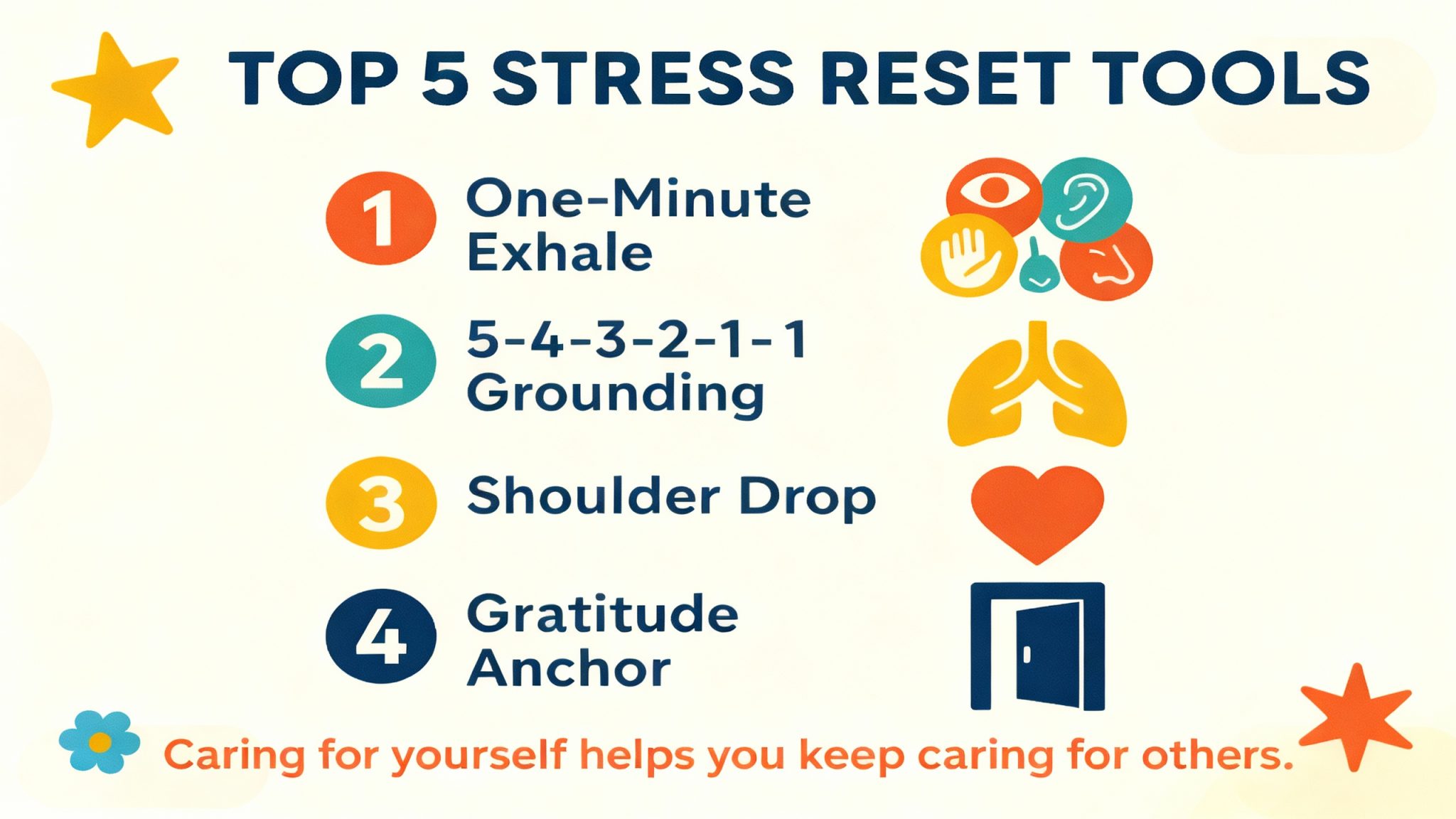 Top 5 stress reset tools - SafeCare BC