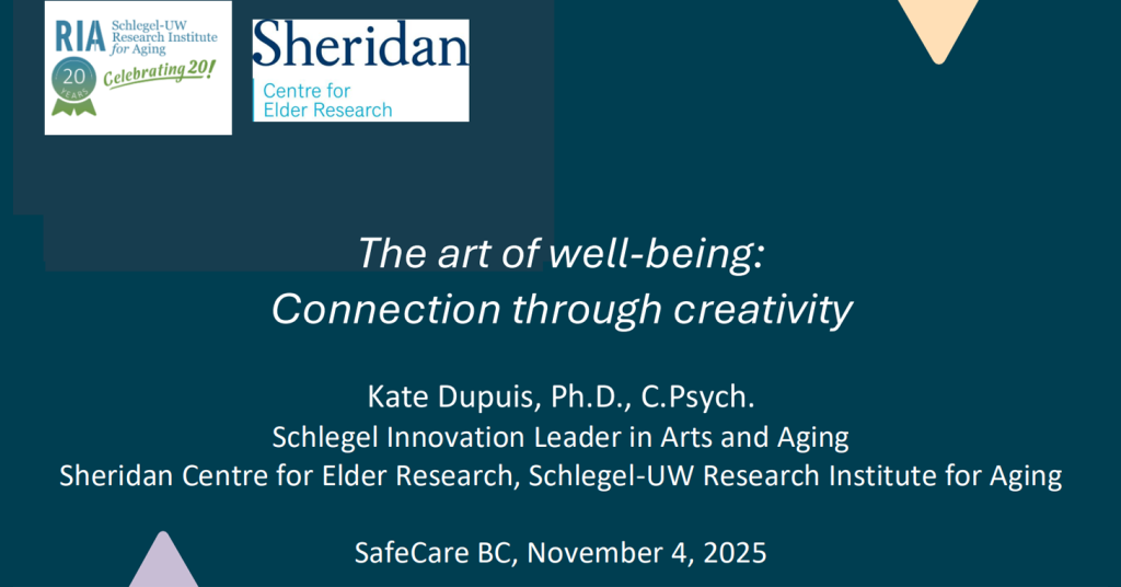 The art of well-being: Connection through creativity - Webinar slides ...